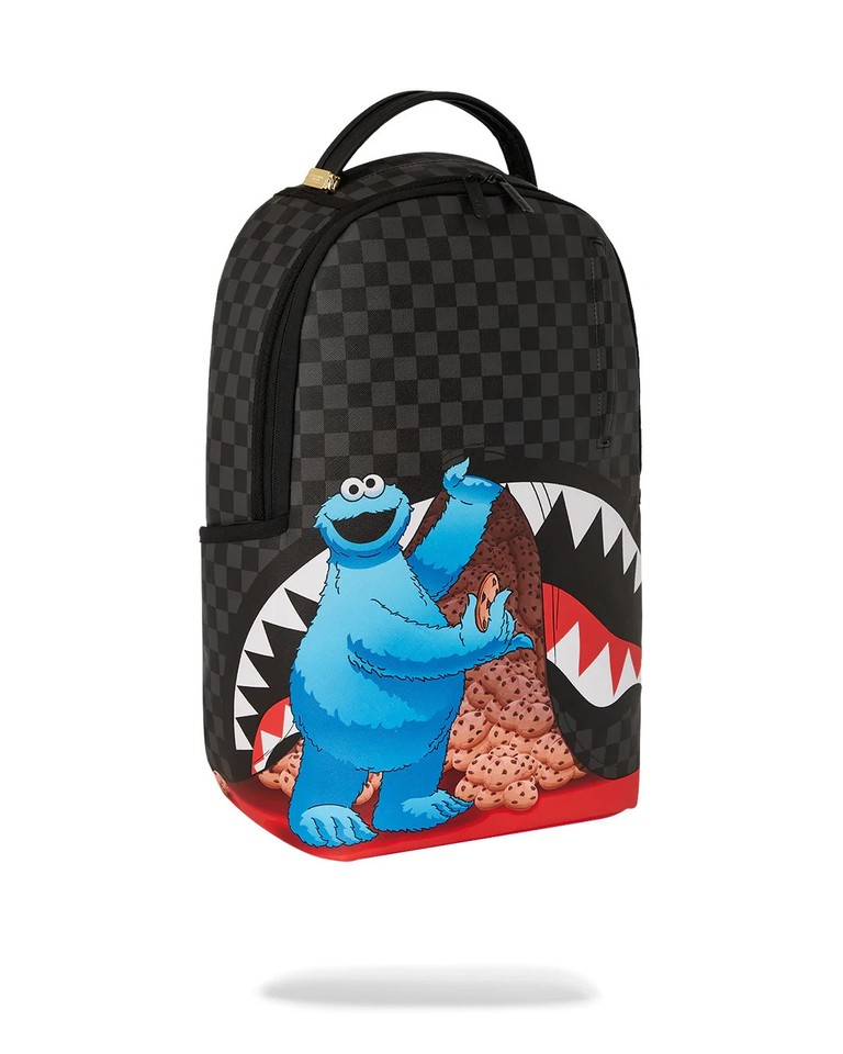 Authentic SPRAYGROUND SESAME STREET COOKIE MONSTER SNACK ATTACK ...