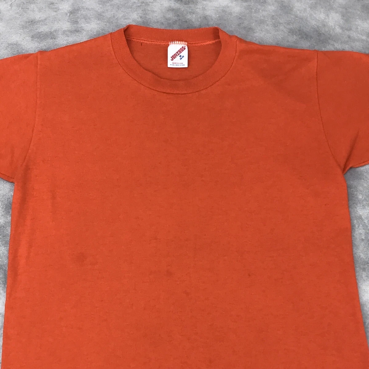 Blank Orange Tshirt Front And Back
