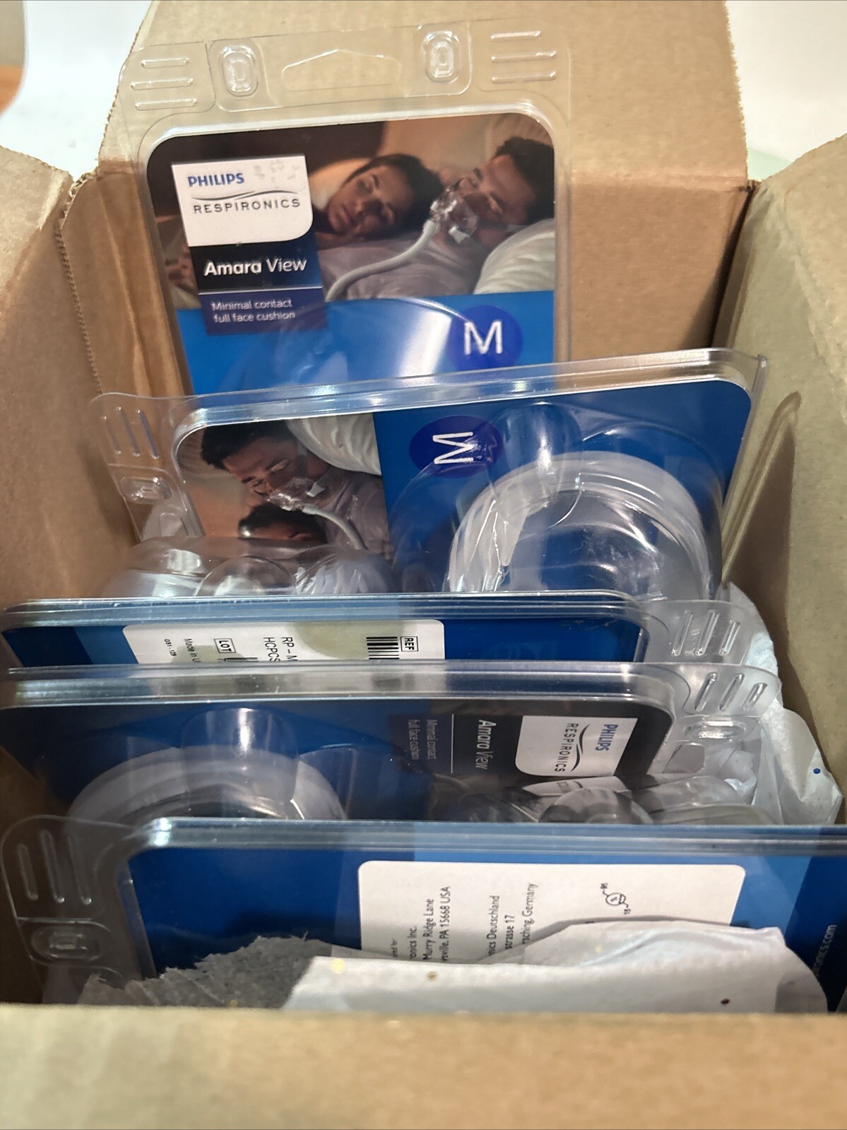 Lot Of 5~ Philips Respironics 1090693 MEDIUM Amara View Full Face ...