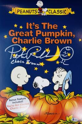 PETER ROBBINS SIGNED 12X18 PHOTO GREAT PUMPKIN CHARLIE BROWN W SKETCH ...