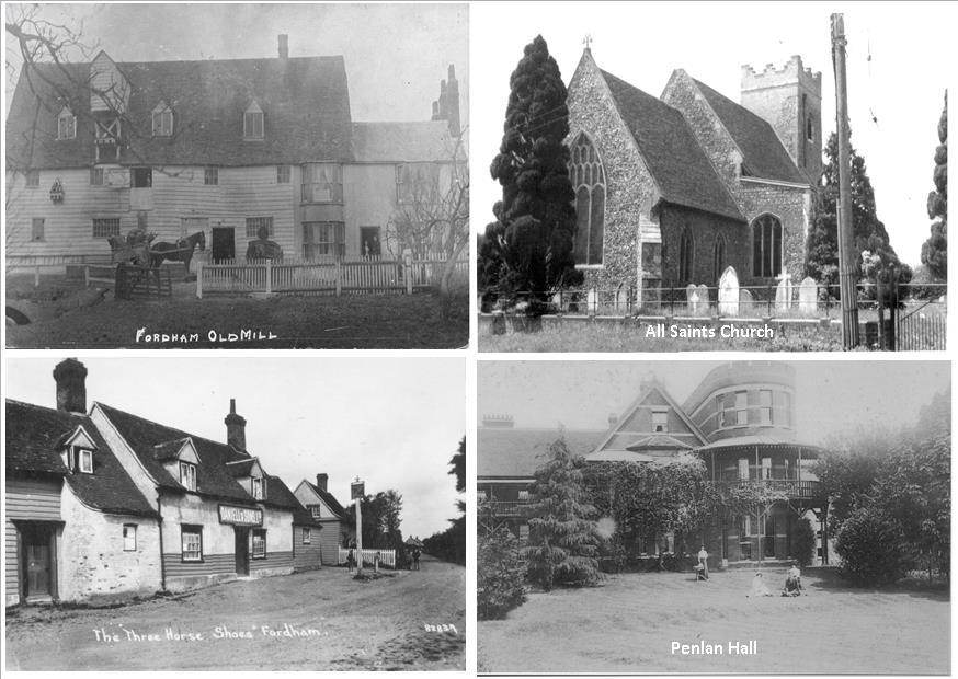 Set of 5 postcards from original photos of old Fordham Essex | eBay UK