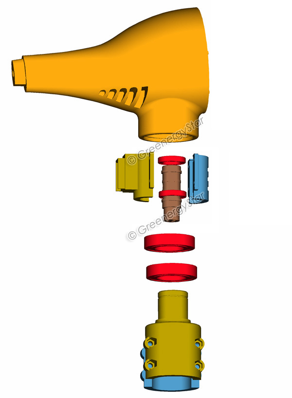 GreenergyStar 5000 Wind Turbine Generator Tower Mounting +225A Slip ...