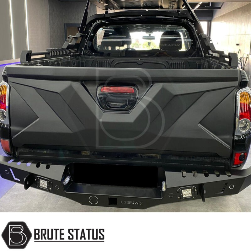 Mitsubishi L200 Series 4 Long Bed 2010-2014 Tailgate Cladding Protector ...