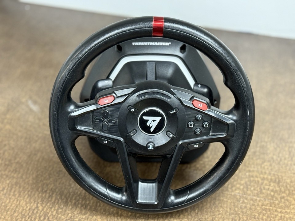 Thrustmaster - T128 Racing Wheel for PlayStation 5, 4 and PC - Black ...