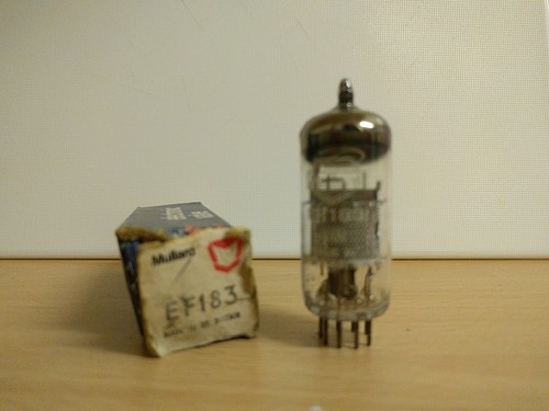 EF183 / 6EH7 Pentode RF Vari Mu Frame Grid Valve / Tube by Mullard (New ...