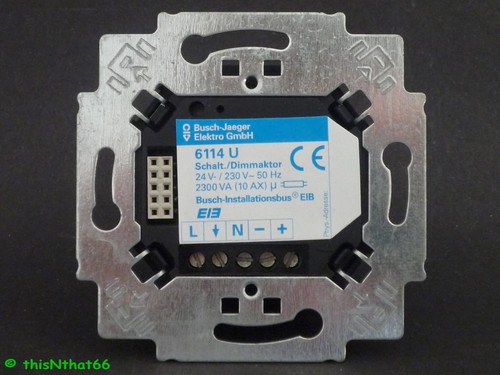 Busch-Jaeger 6114 U EIB KNX Schalt-/Dimmaktor/-sensor UP mit 0-10V ...
