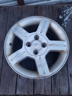OEM FORD ZX2 2003 15x5 5 Spoke Aluminum Silver Fits 98-03 ESCORT 971046 ...