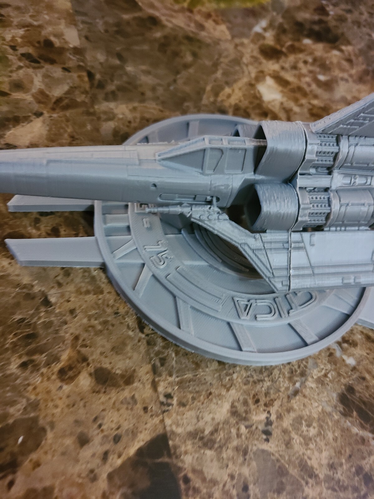 1980 Battlestar Galactica Viper Mark I 3d printed dual cockpit viper on ...
