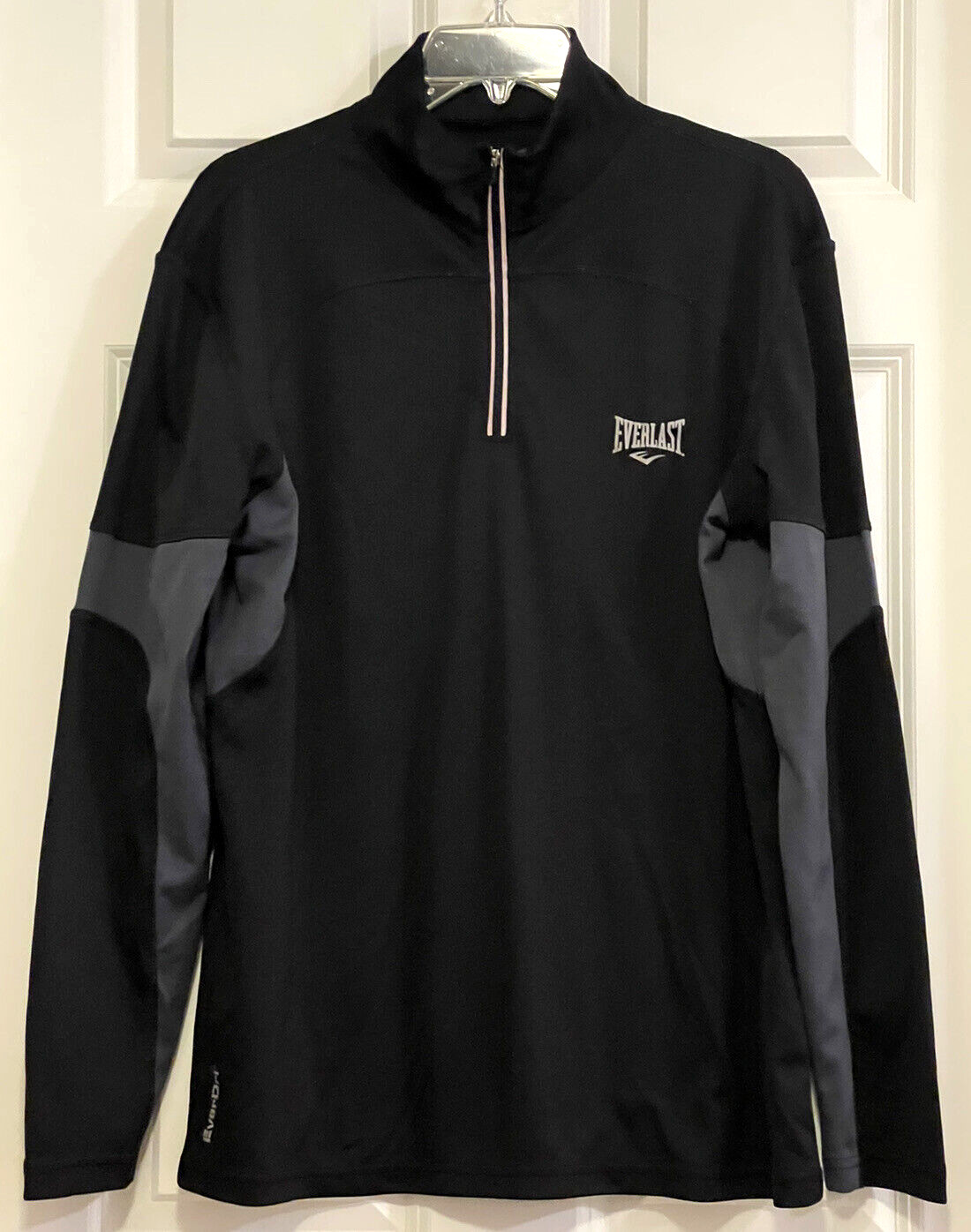 Everlast Sports Black Boxing MMA Long Sleeve Shirt Si… - Gem