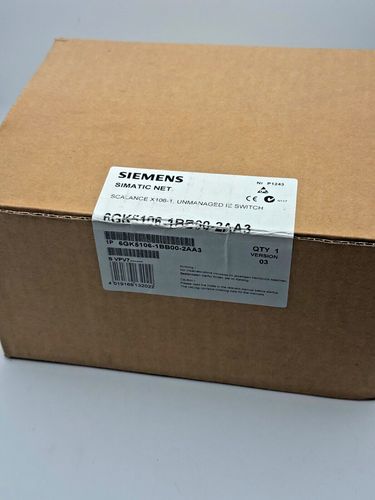 Siemens - 6GK5106-1BB00-2AA3 - SCALANCE X106-1 - NEU OVP | eBay.de