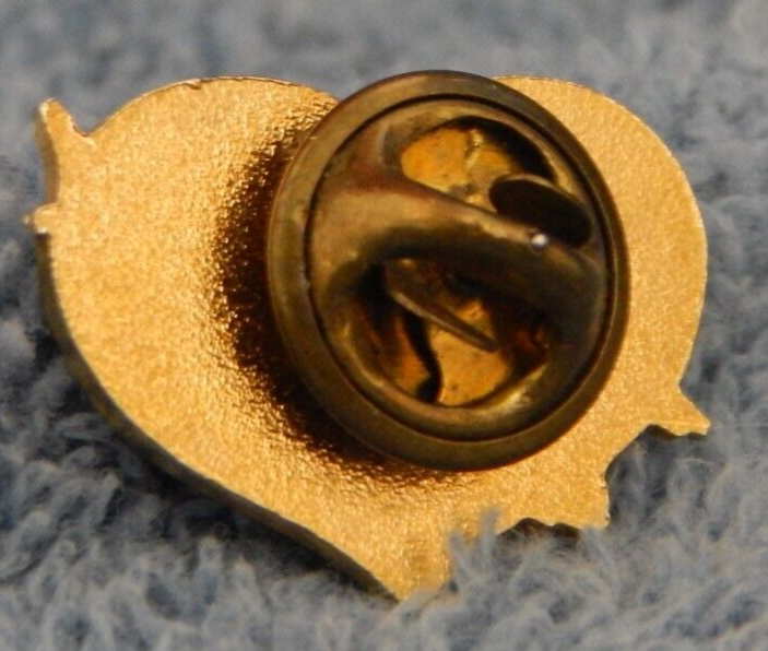 Vintage Bell Helicopter Red Heart Shaped Pin NOS | eBay
