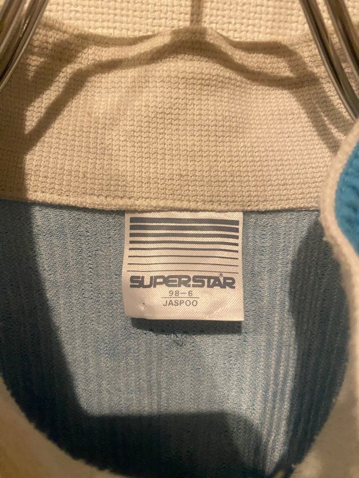 MIZUNO SUPER STAR 90s Vintage Track Jacket Light Blue JASPO O Rare ...