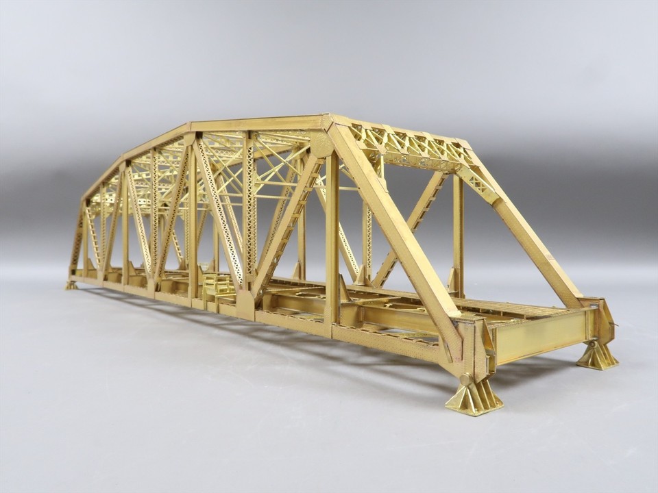 HO Brass Structure - OMI 3450 Camel Back Warren Truss Double Track 225 ...