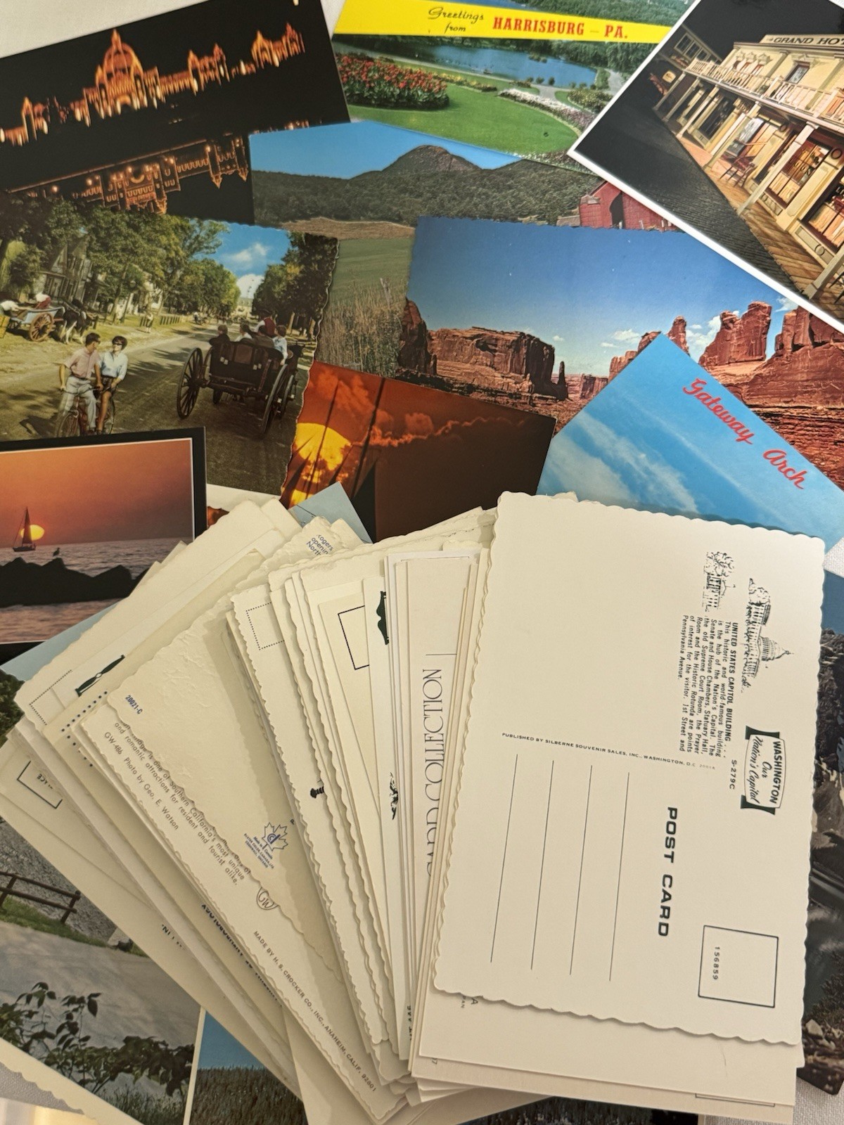 50 Lot UNUSED Vintage Postcards from around United States 1960s - 1990s ...