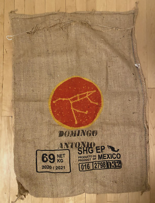 Osito brand coffee bean burlap bag Domingo Antonio Mexico | eBay
