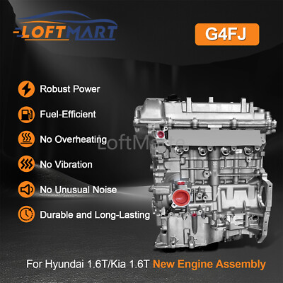 G4FJ 1.6 GDI Turbo Engine Assembly For Hyundai Tucson Sonata Kia Soul ...