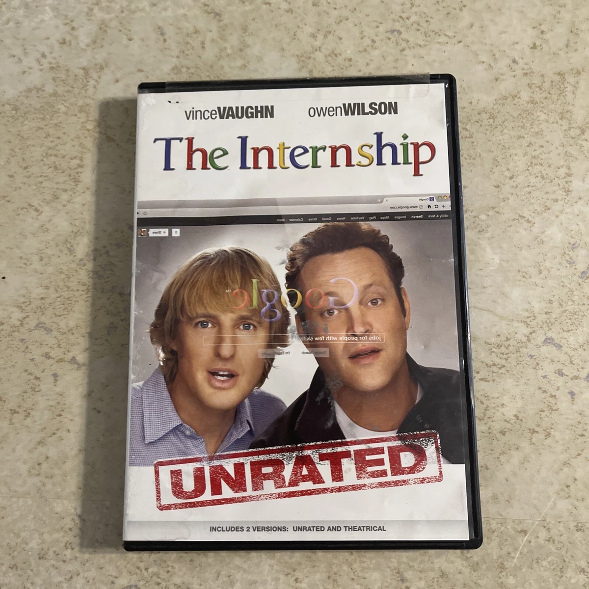 The Internship Dvd Cover