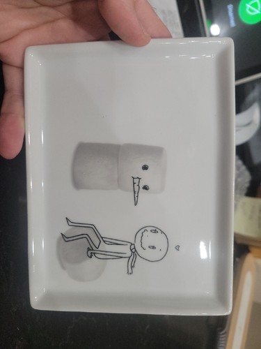 Crate & Barrel CB2 OLIVER MARSHMELLOW SNOW GIRL, 2014 Rectangle App ...