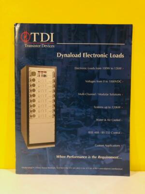 TDI Dynaload Electronic Loads | eBay