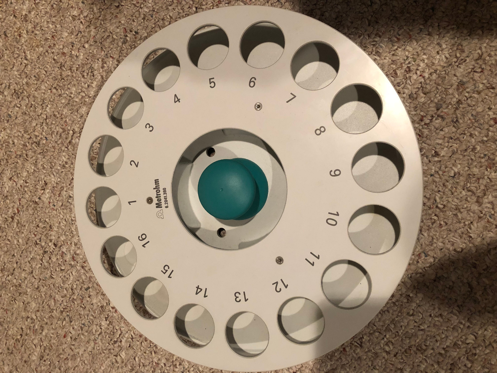 Metrohm 16 position sample rack - 6.2041.390 BRAND NEW | eBay