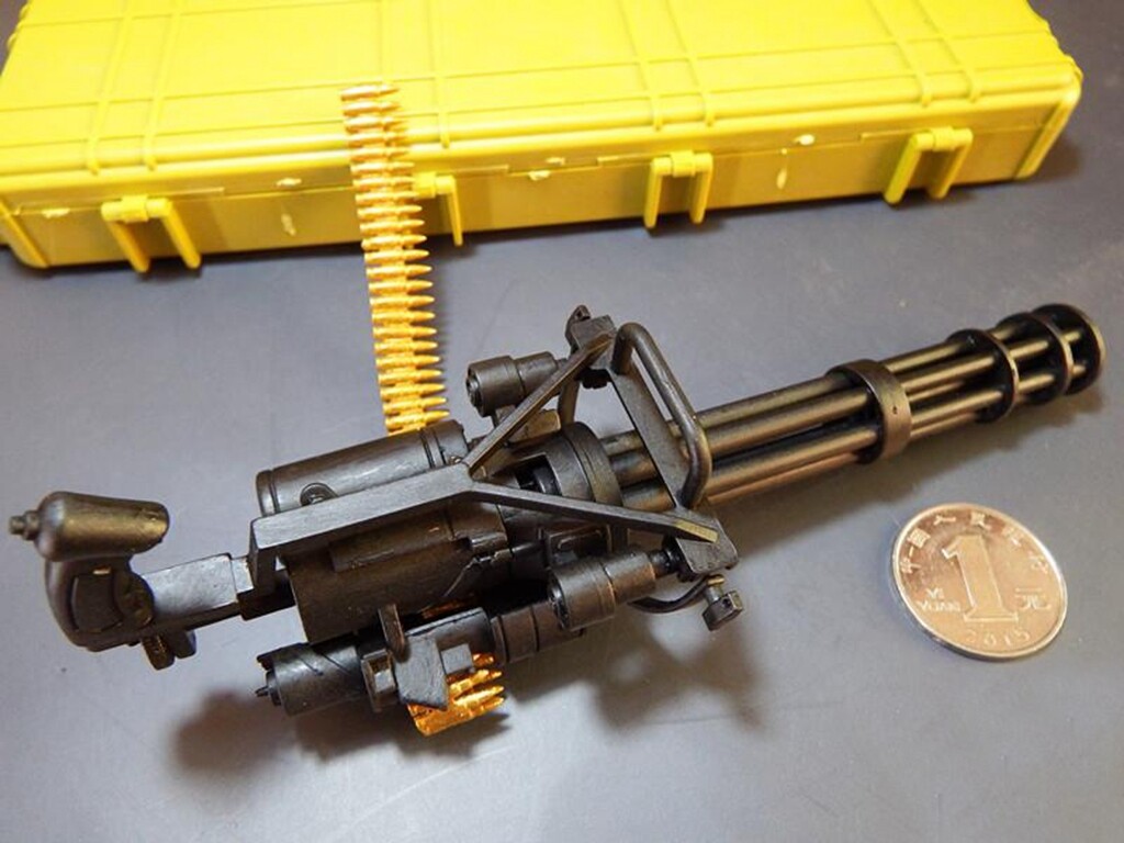 [XM] For 12" Minigun Gatling 1/6 Ratio M134 Machine Gun Our Army ...