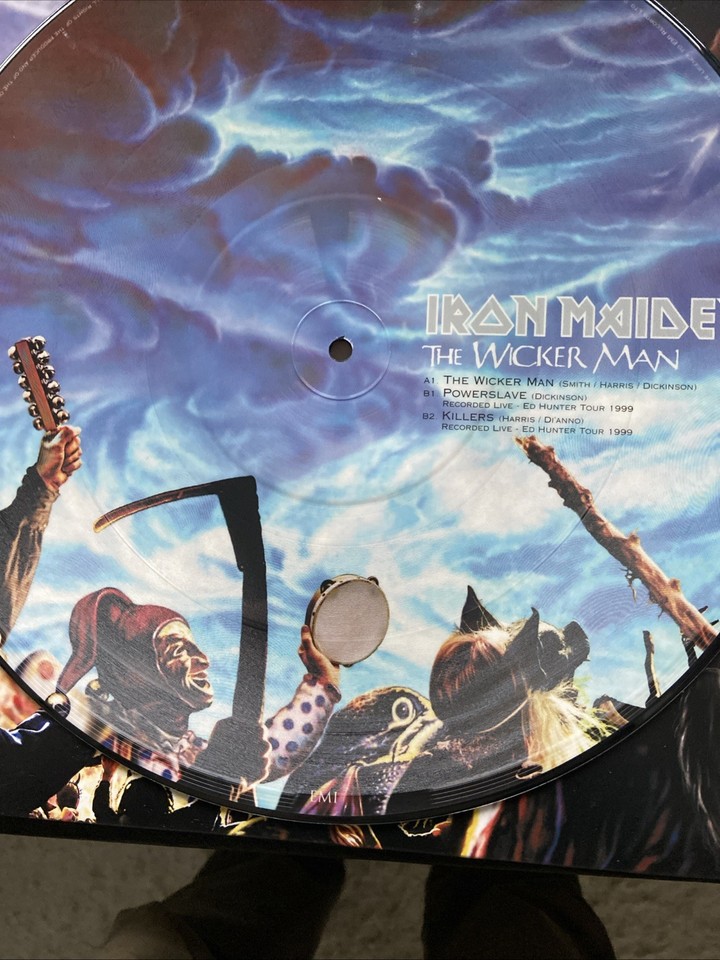 IRON MAIDEN THE WICKER MAN PICTURE DISC | eBay UK