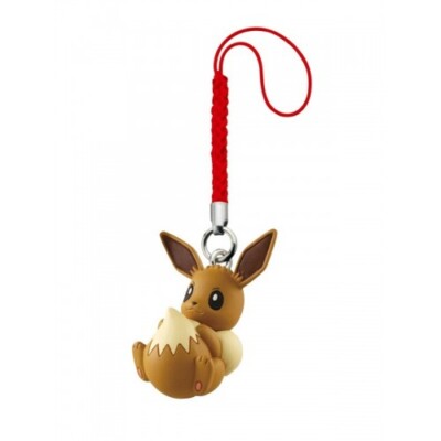 Pokemon Sun & Moon Manmaru Netsuke Mascot - Eevee | eBay