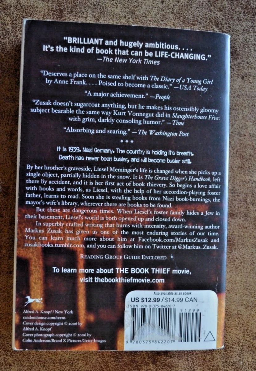 The Book Thief Back Cover