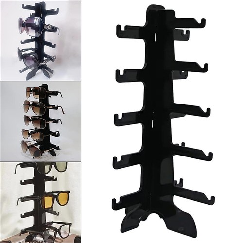 Convenient Black Plastic Glasses Display Stand Perfect for Myopia ...