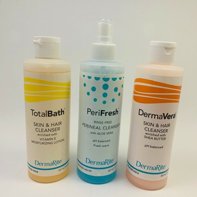 LOT OF 3/ DermaVera , TotalBath & PeriFresh /7.5 oz each bottle | eBay