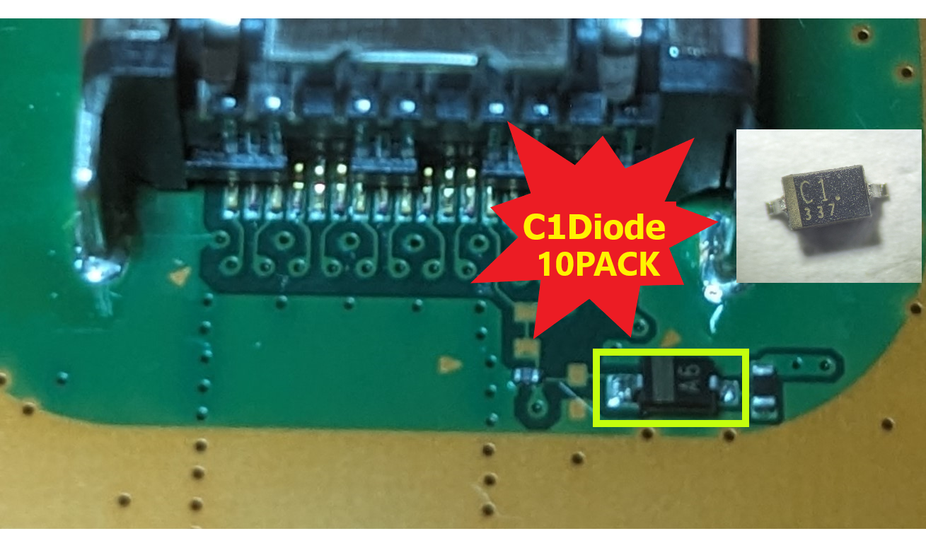 PS5 Replacement HDMI Port Components 71 C1 A6 Diode 100nf Cap Circuit ...