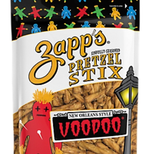 Zapps Voodoo Pretzel Stix 16 oz Sinfully Seasoned Spicy Pretzels Rare ...