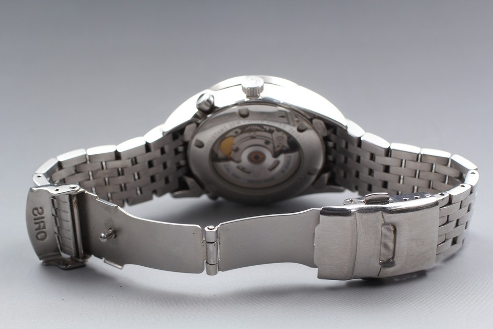 [Near MINT] ORIS CLASSIC 7513 Worldtimer Black Cal.690 40mm AT Mens ...