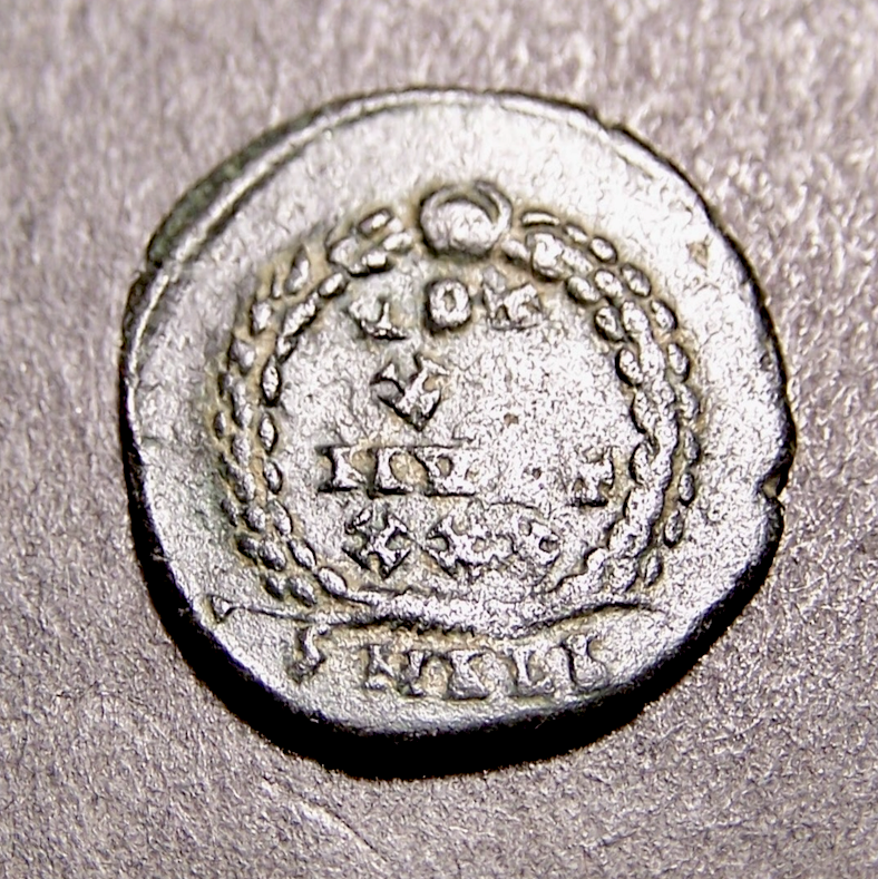 CONSTANS Makes Vows to Gods & People, 15-16mm, Imperial Roman Emperor ...