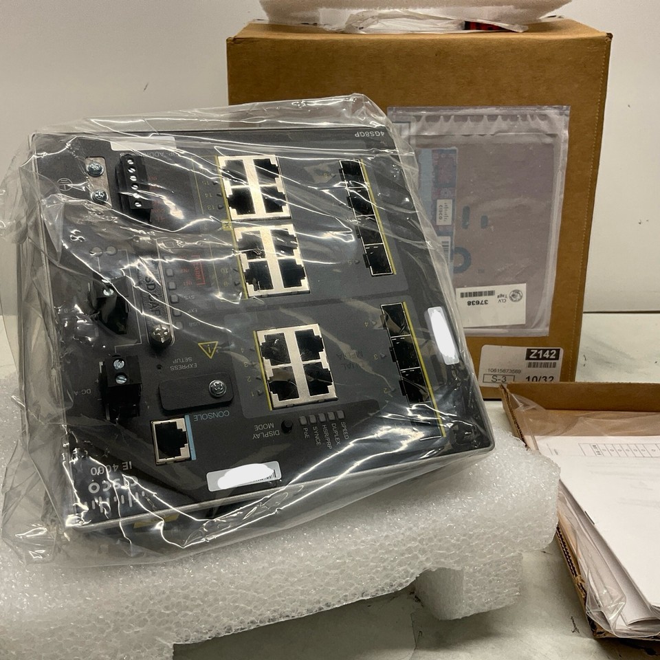 Cisco IE-4000-4GS8GP4G-E v02 Industrial Ethernet 4000 Switch Enterprise ...