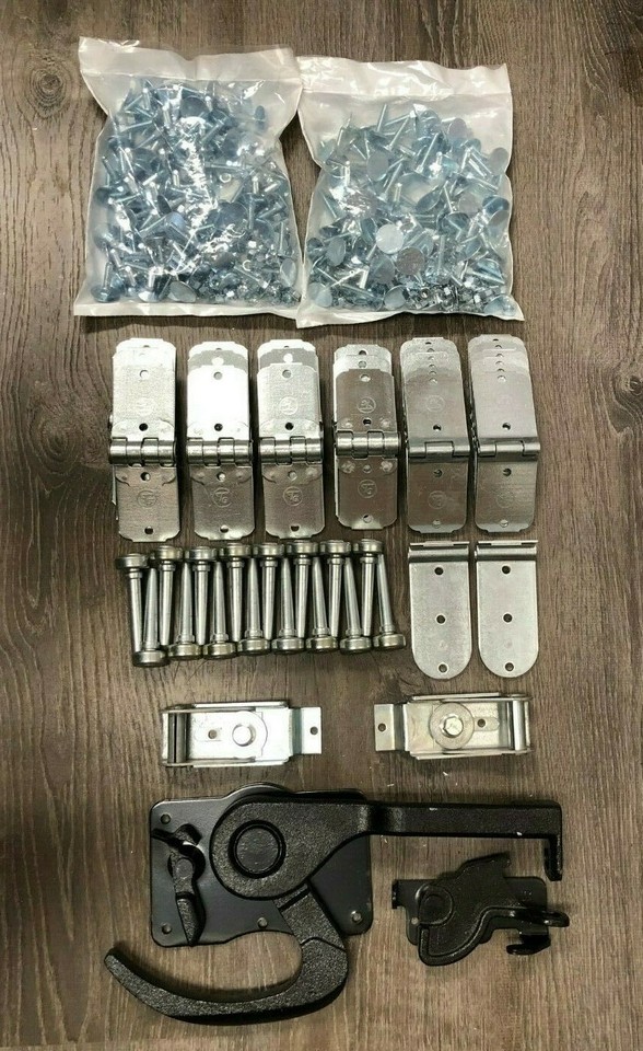 46 Piece TODCO Style Trailer Roll Up Door Hardware Kit- 1"Rollers- Lock ...