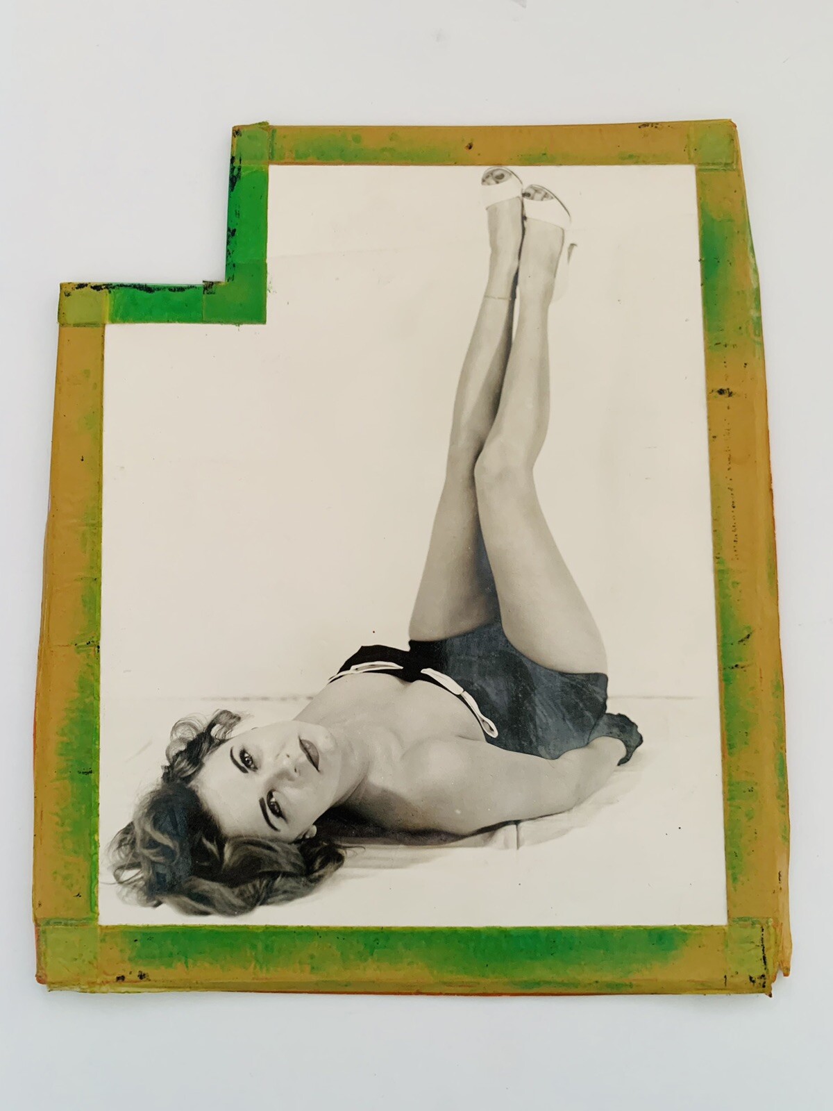 1950s Gerry Lynn Pin Up Girl Woman Vintage Photograph Legs Up Fashion Glam | eBay