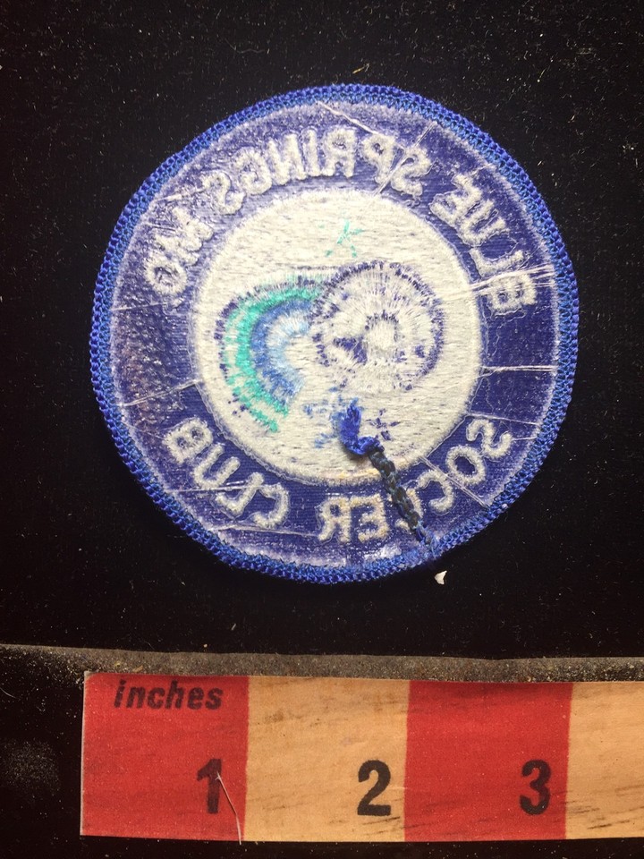 Vtg BLUE SPRINGS MISSOURI SOCCER CLUB Uniform Patch 76YG | eBay