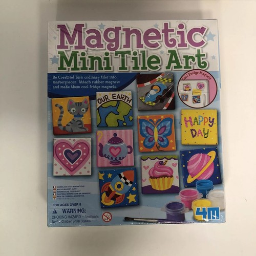 4M Magnetic Mini Tile Art - DIY Paint Arts & Crafts Kit for Kids ...