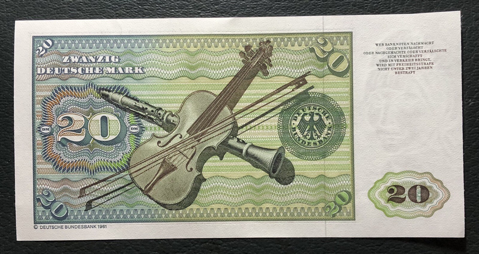 20 DM Deutsche Mark BRD Banknote 1980 GM6807470 R K210823B0 | eBay.de
