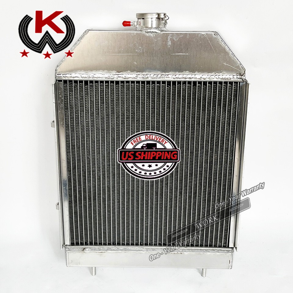 Aluminum Tractor Radiator For D12 D10 60H 1B B125 B C 70233290 70233232 ...