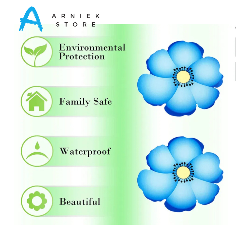 Flower Fly Trap Stickers Window Bug Catcher Insect Killer Sticky Paper ...