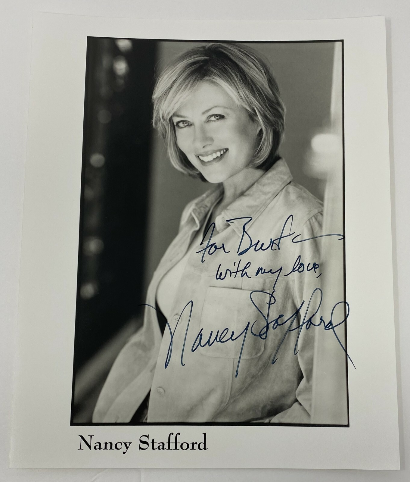 Actress Nancy Stafford Signed Autograph Photograph 8x10 | eBay