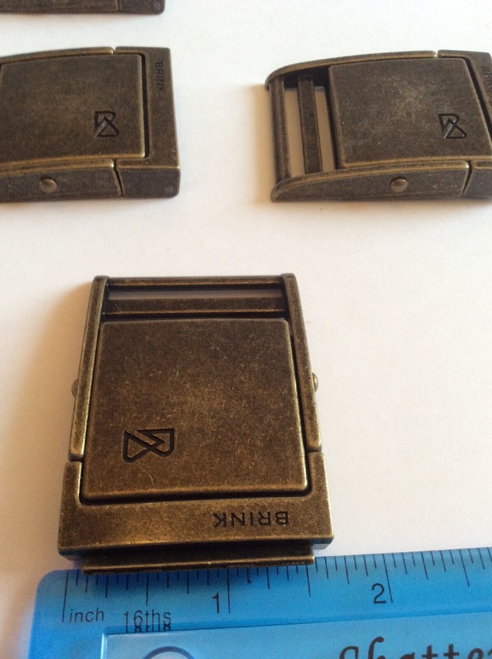 5 Lot Brink Brass Metal Belt Buckles Vintage Rustic Small Buckle For ...