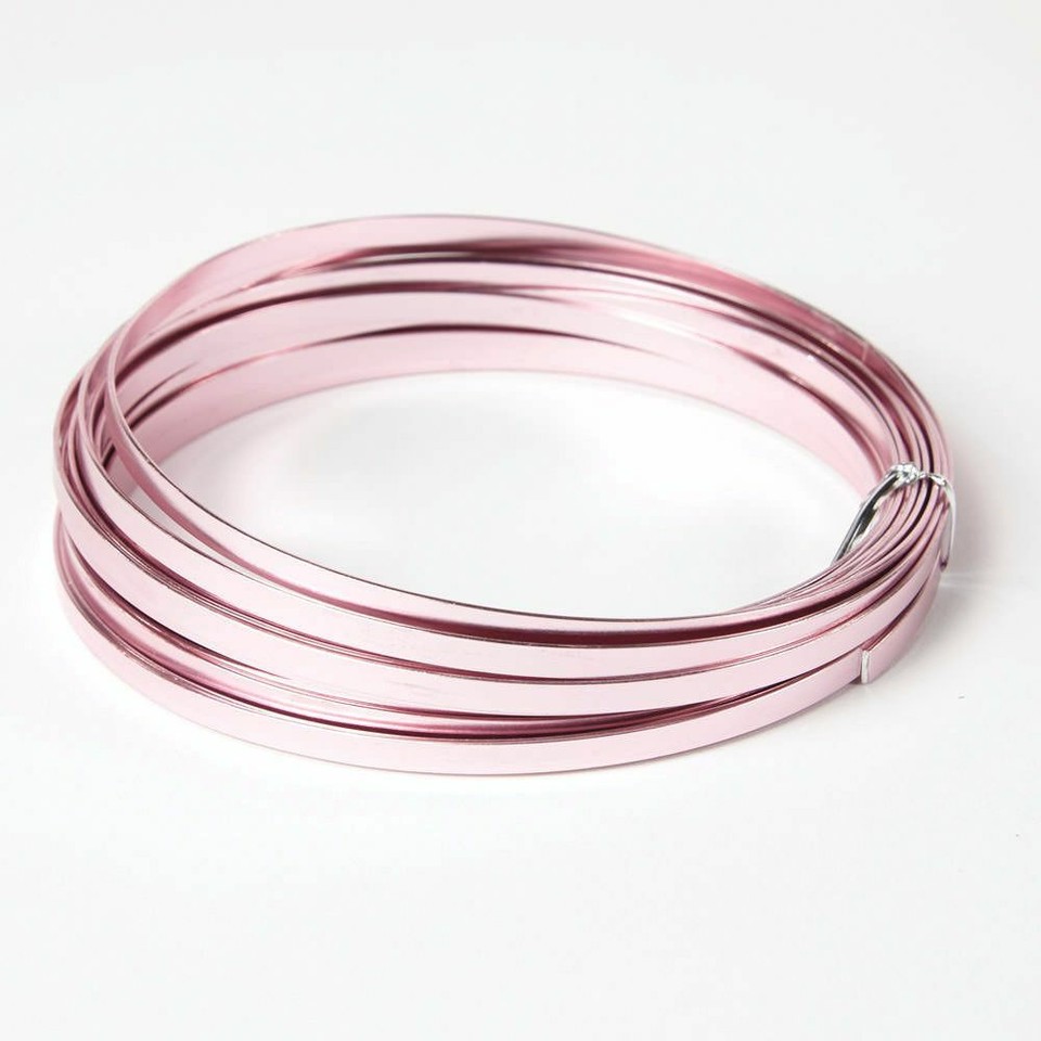Aluminium florist Wire, (FLAT) Craft, Florist, Jewellery Making 5mm X ...