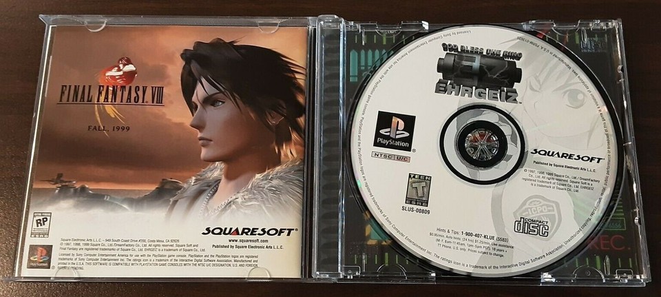 Ehrgeiz (SONY PlayStation 1, 1999) PS1 PSX Tekken Soul Calibur COMPLETE ...