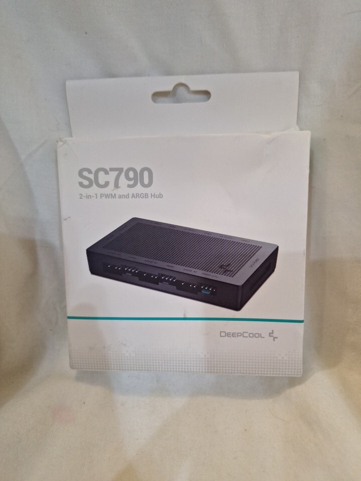 DeepCool SC790 ARGB Hub 2in1 4-PIN PWM & ARGB Fan Hub 6-Port 5v-3pin ...