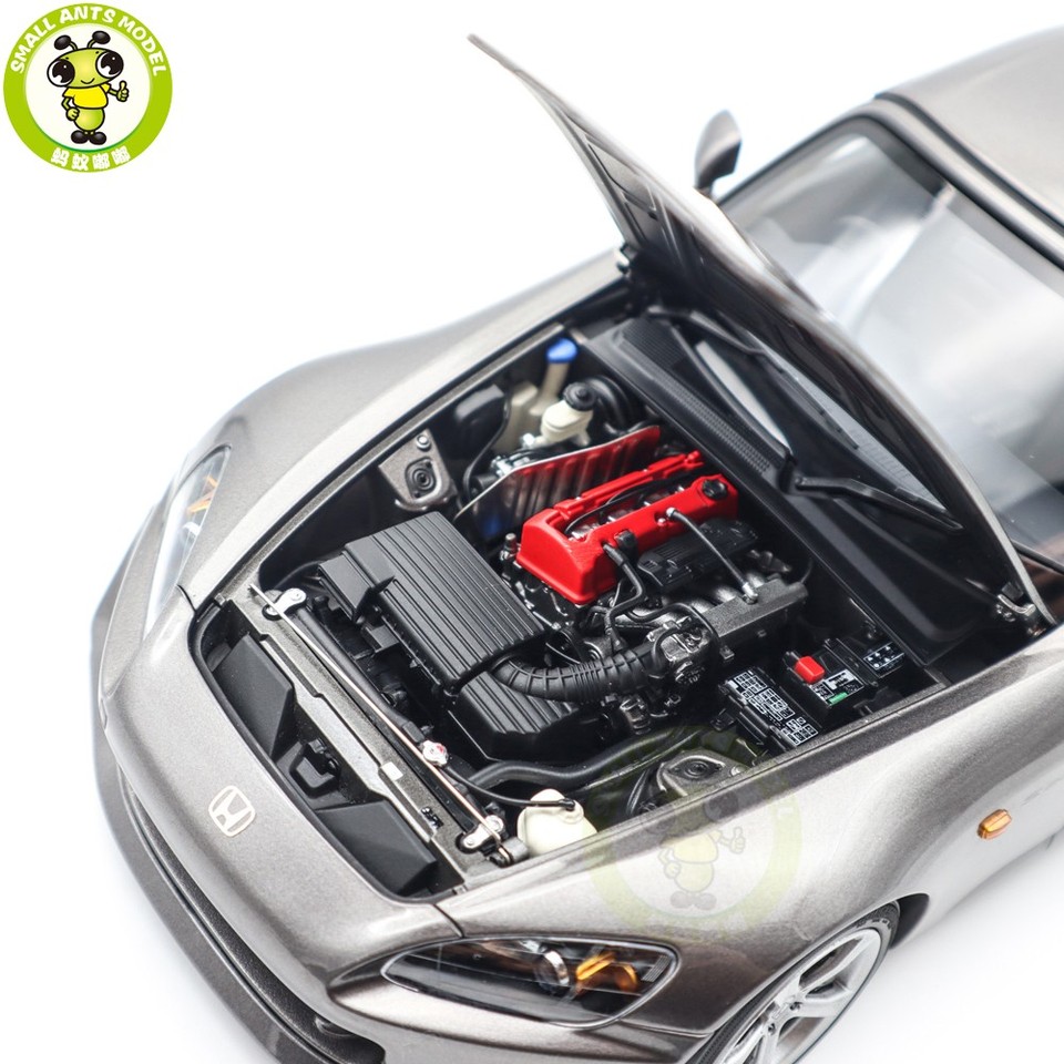 1/18 MOTORHELIX Honda S2000 Type S 2007 Moon Rock Metallic Diecast ...