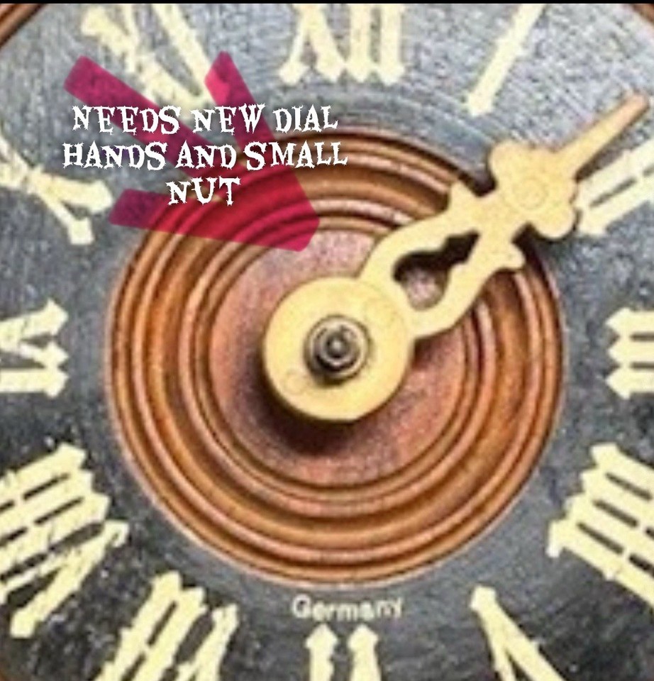 Vtg German Cuckoo Clock Germany Pendulum Dancers Animated Musical ...