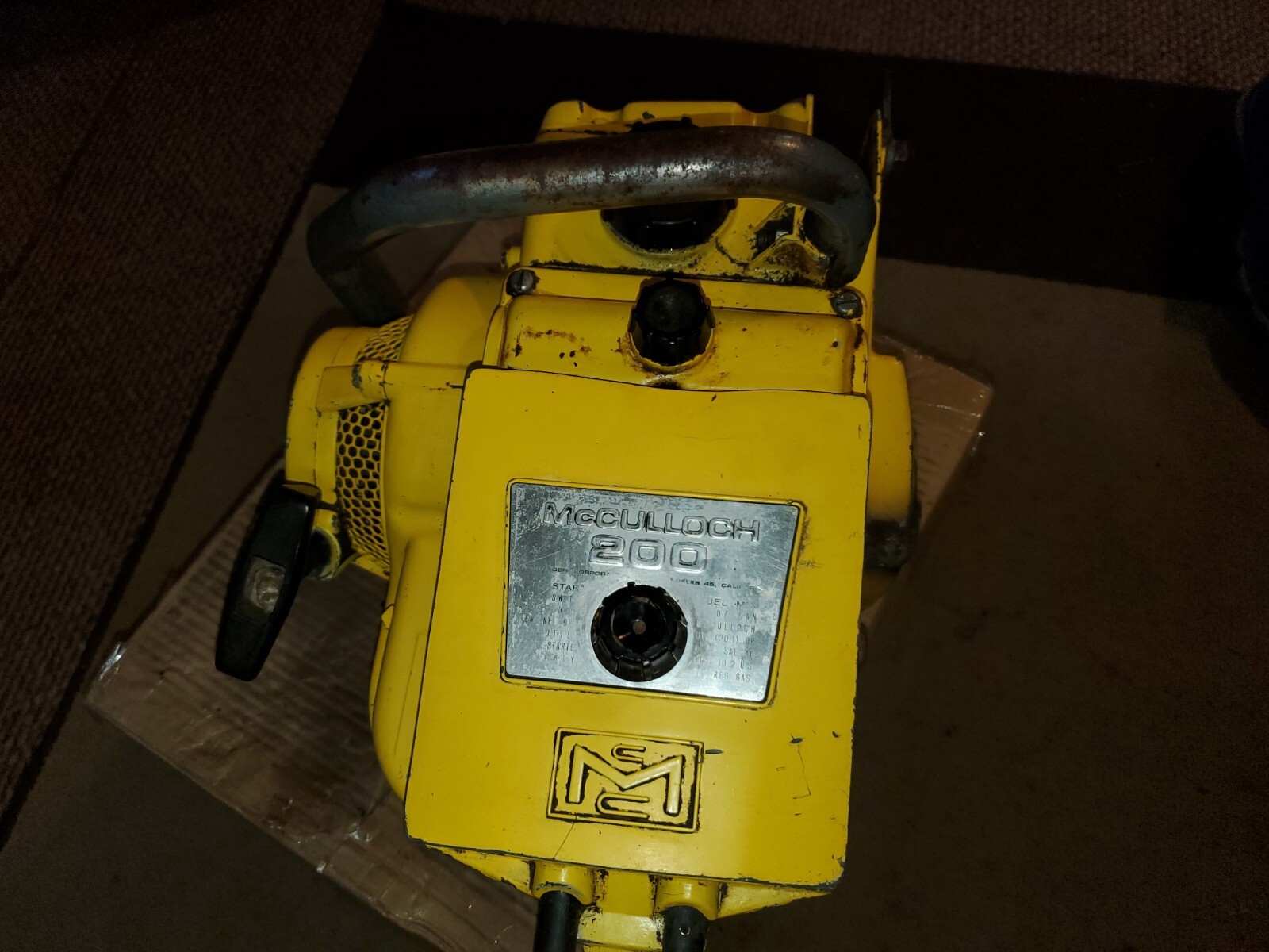 McCulloch 200 Chainsaw Power Head Only Runs Good Used Chainsaw | eBay